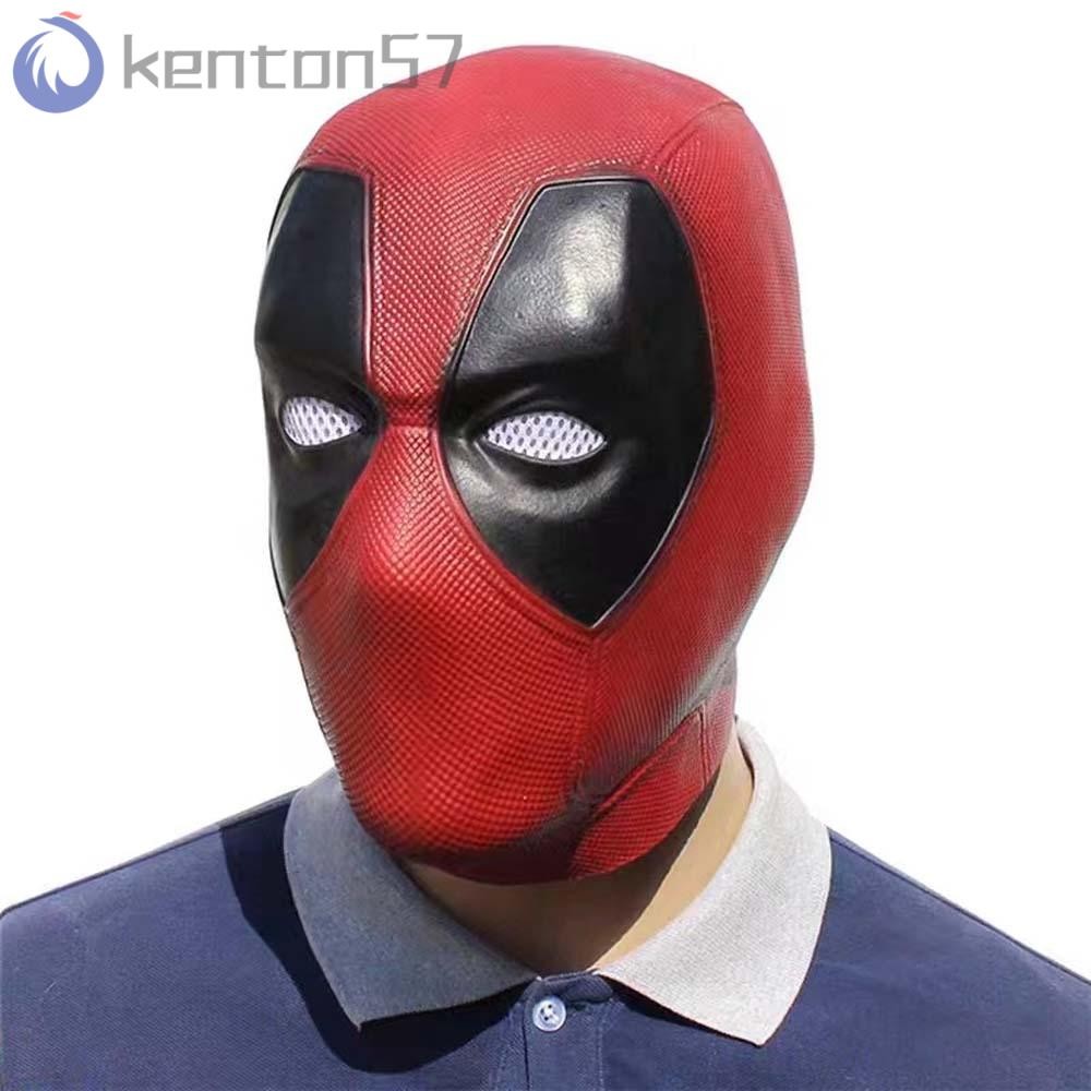 KENTON Deadpool Headgear, Black Red Wade Wilson Deadpool Cosplay ...