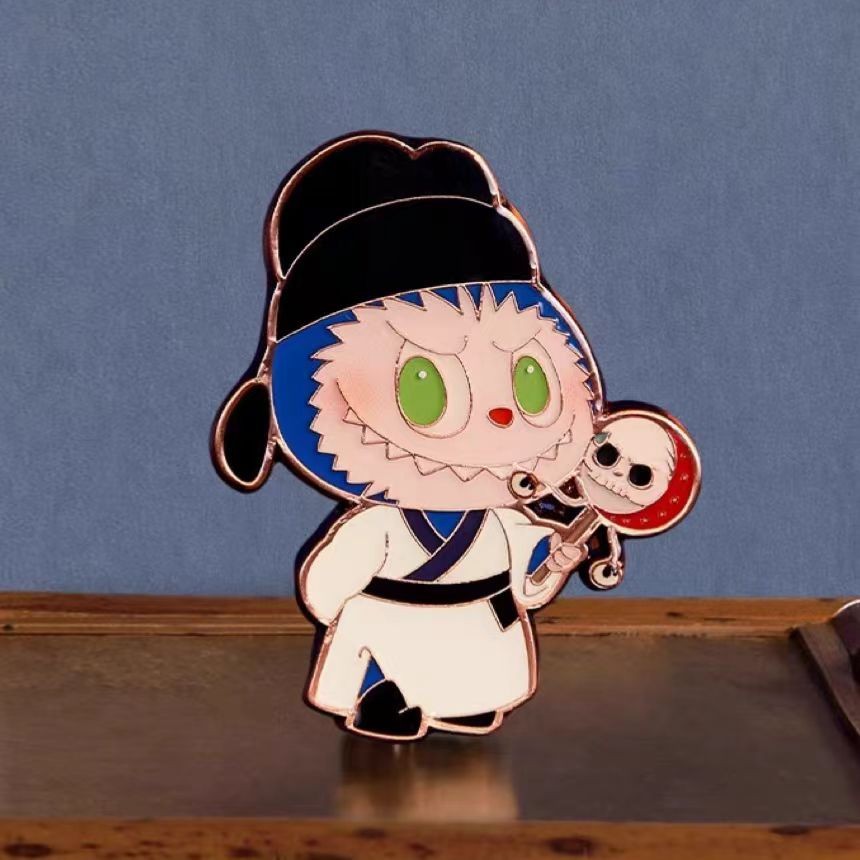 Genuine THE MONSTERS Come Here FUN Four Mystery Box Badge LABUBU ...
