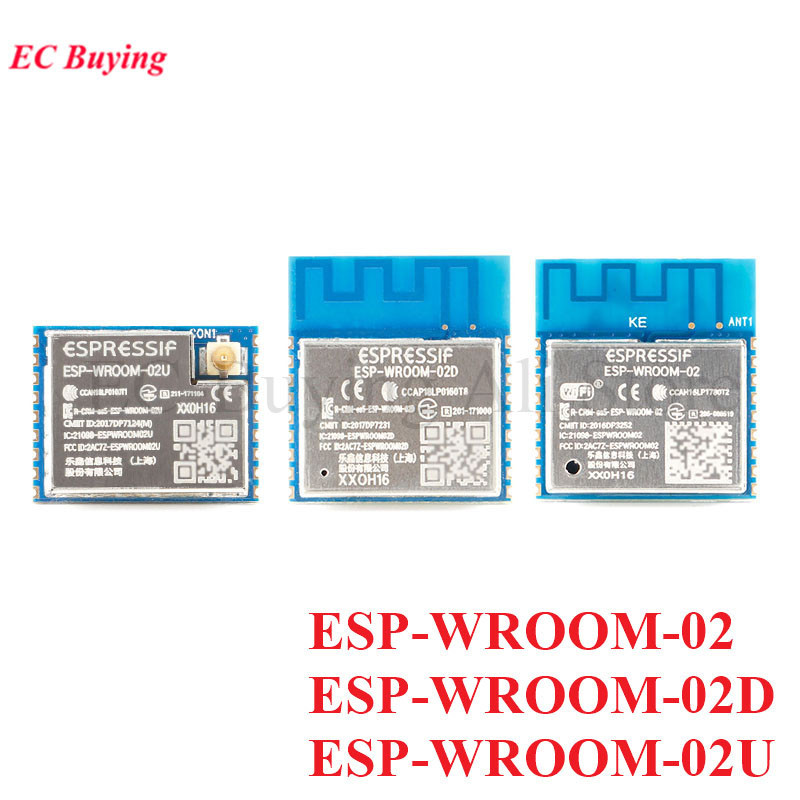 ESP-WROOM-02 ESP-WROOM-02D ESP-WROOM-02U 2MB 4MB Flash ESP8266 ESP WROOM 02 02D 02U WiFi MCU ...