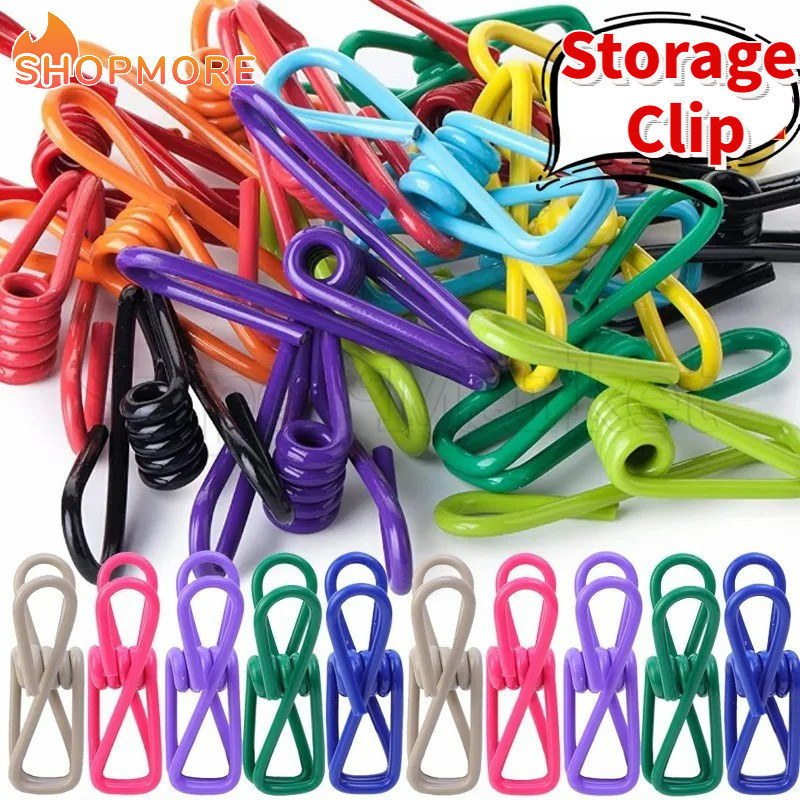 10/20pcs Multifunctional Colorful Clips - Nonslip Food Snack Bag ...