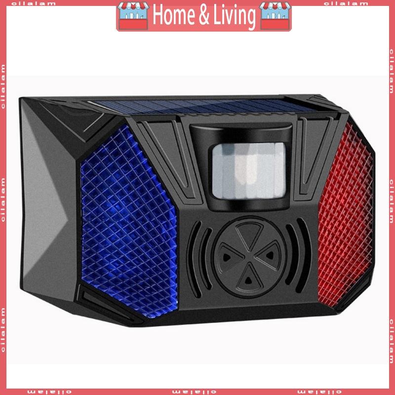 ci Motion Activated Solar Alarm With Loud Decibel Siren Flashing ...