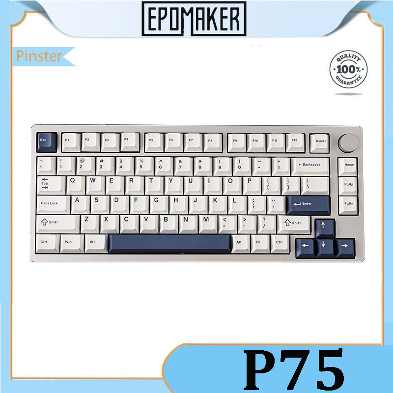 EPOMAKER P75 Mechanical Keyboard Aluminum Gate Customized Game RGB the ...