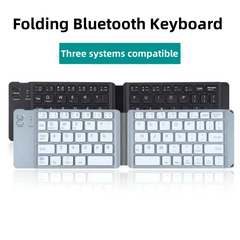 Mini Foldable Keyboard Ipad Tablet Phone Bluetooth Wireless Keyboard ...