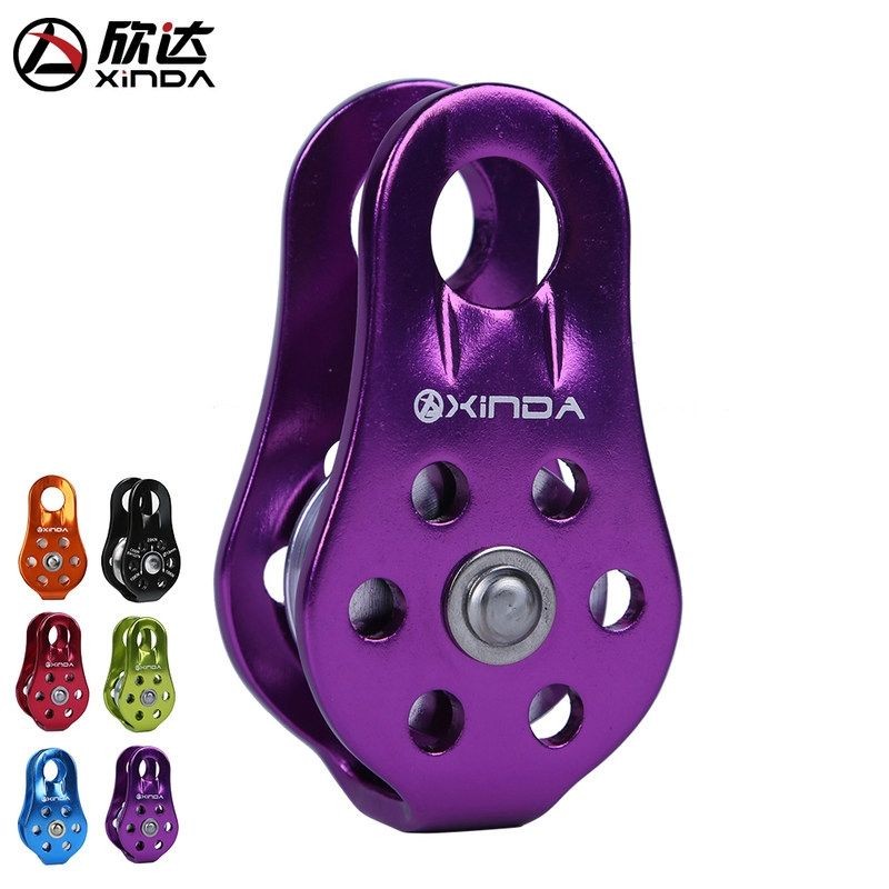 Outdoor Pulley Hanging Single Pulley Cross-Climbing Rock Climbing ...