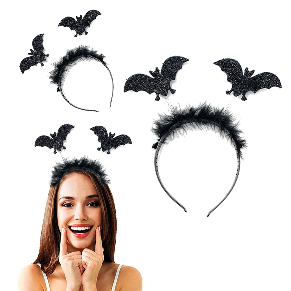 1 PC Halloween Bat Spider Headband Party Decoration Spooky Hair Card ...