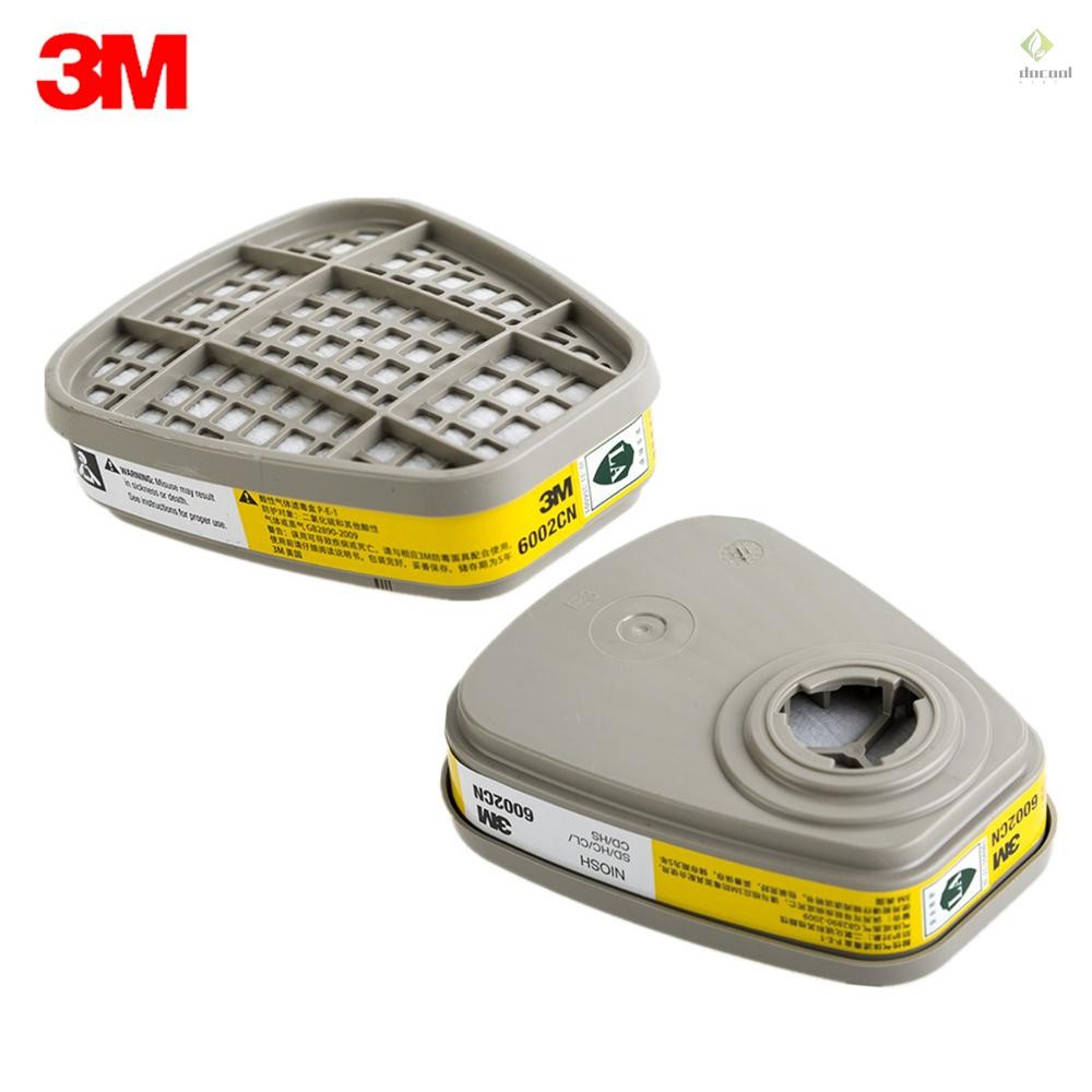 2Pcs 3M 6002 Acid Gas Cartridge for Full Facepieces 6000 7000 ...