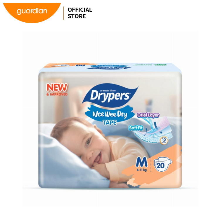 Drypers Wee Wee Dry M 20S | Shopee Malaysia