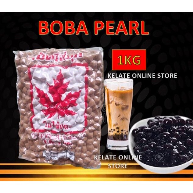 BOBA PEARL / Boba Pearl Jelly Black Pearl Boba Brand Red Leaf Bumblebee ...