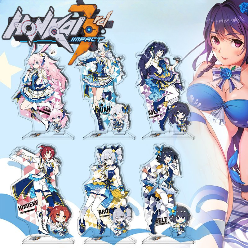 Honkai Impact 3rd standee Kiana Mei Bronya Himeko Seele acrylic HD ...
