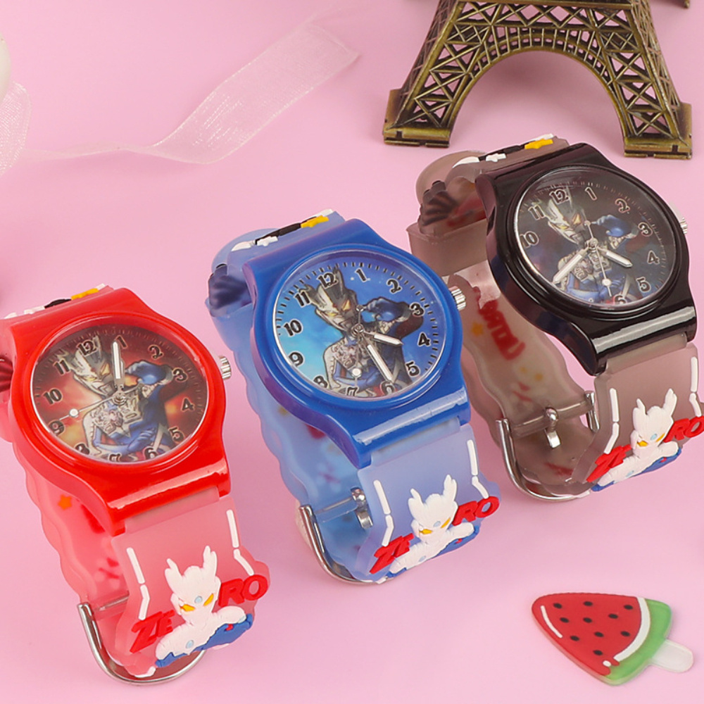 Cartoon Ultraman Watch Silicone Strap Children Watch Student Boy Gift ...