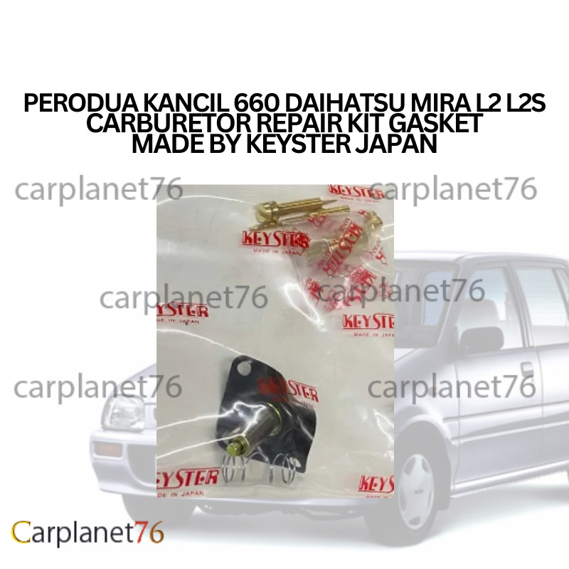 PERODUA KANCIL 660 DAIHATSU MIRA L2 L2S CARBURETOR REPAIR KIT GASKET ...