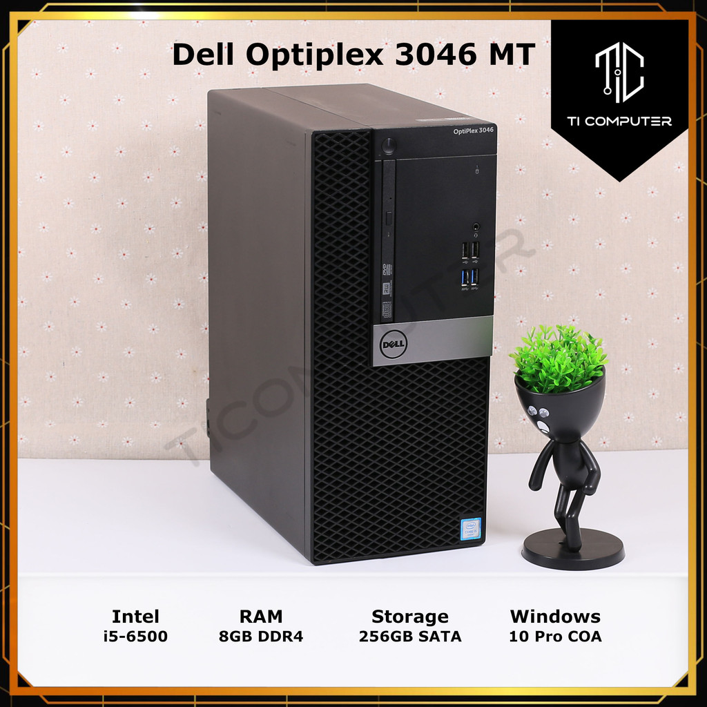Dell Optiplex 3046 MT Intel Core i5-6500 8GB DDR4 RAM 256GB SATA SSD ...