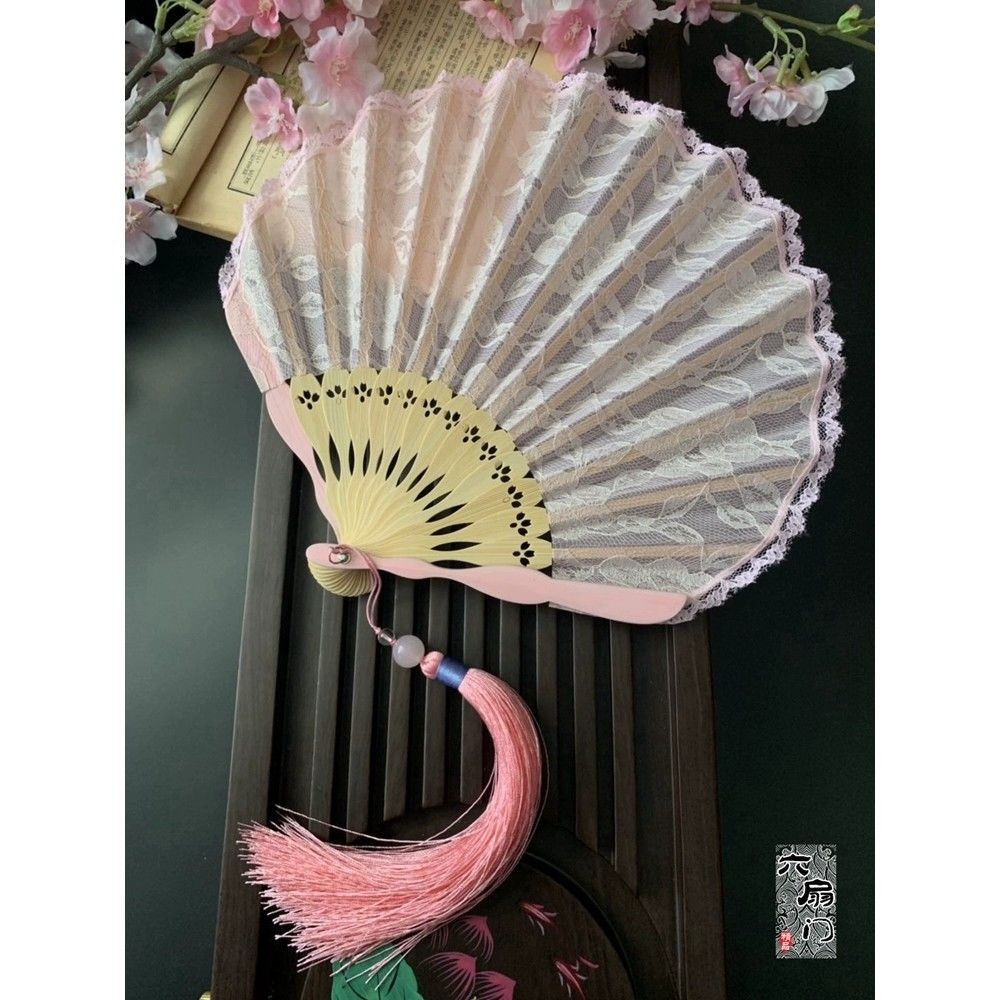 Chinese Style Folding Fan Shell Fan Big Knife Fan Gift Fan Double Black ...