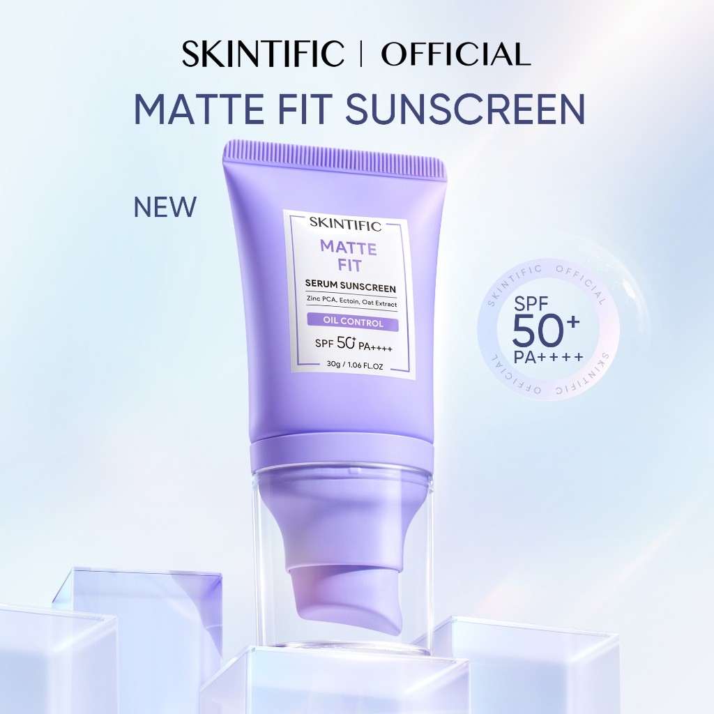 [Big Size 50g] SKINTIFIC Matte Fit Serum Sunscreen SPF50+ PA++++ Sun UV ...