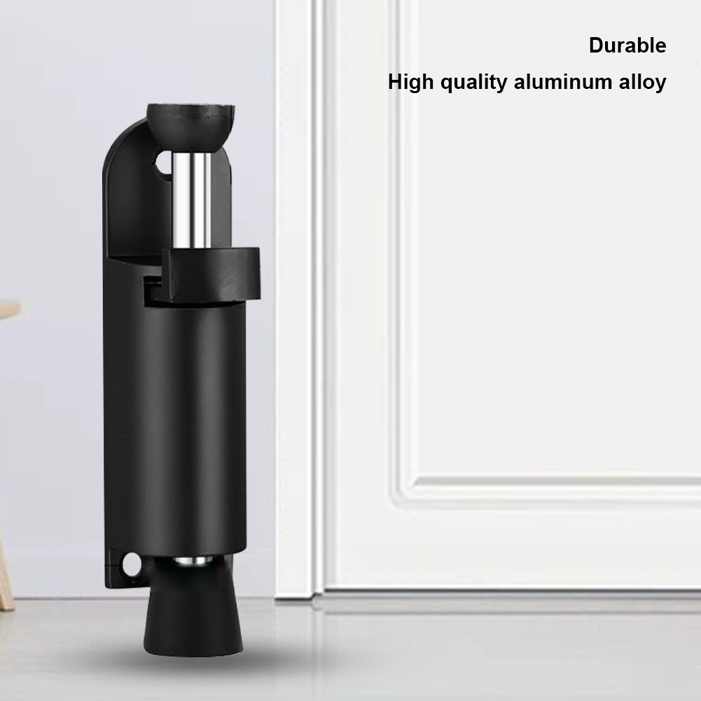 Telescopic Foot-Operated Holder Spring Loaded Heavy Duty Stopper Metal ...