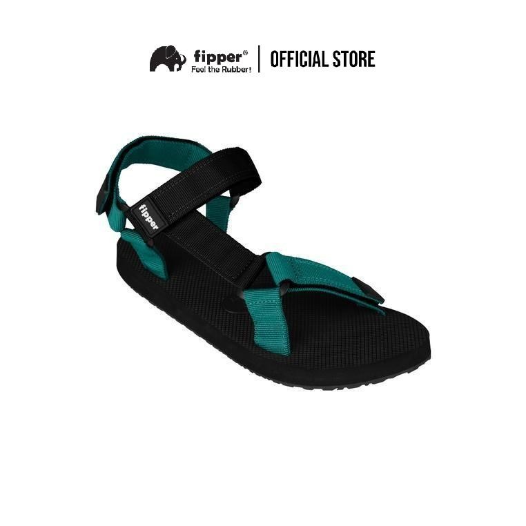 Fipper Trekker Sandal Uniseks Green (Emerald) / Black - Fipper Trekker ...