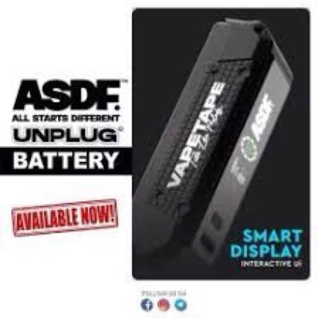 ASDF OFFGRID BATTERRY 550mAh COMPATIBLE OFFGRID UNPLUG ASDF BATTERY ...