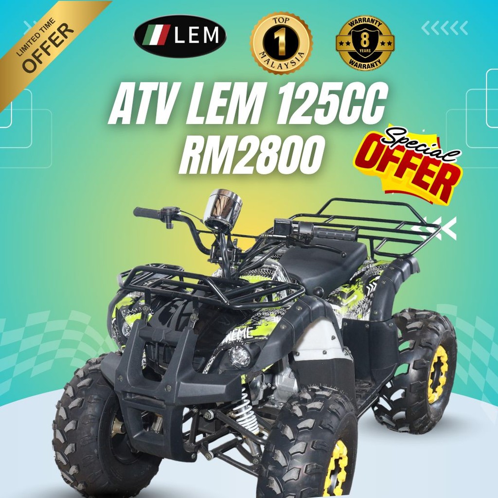 Malaysia stock ATV LEM 125CC | Shopee Malaysia