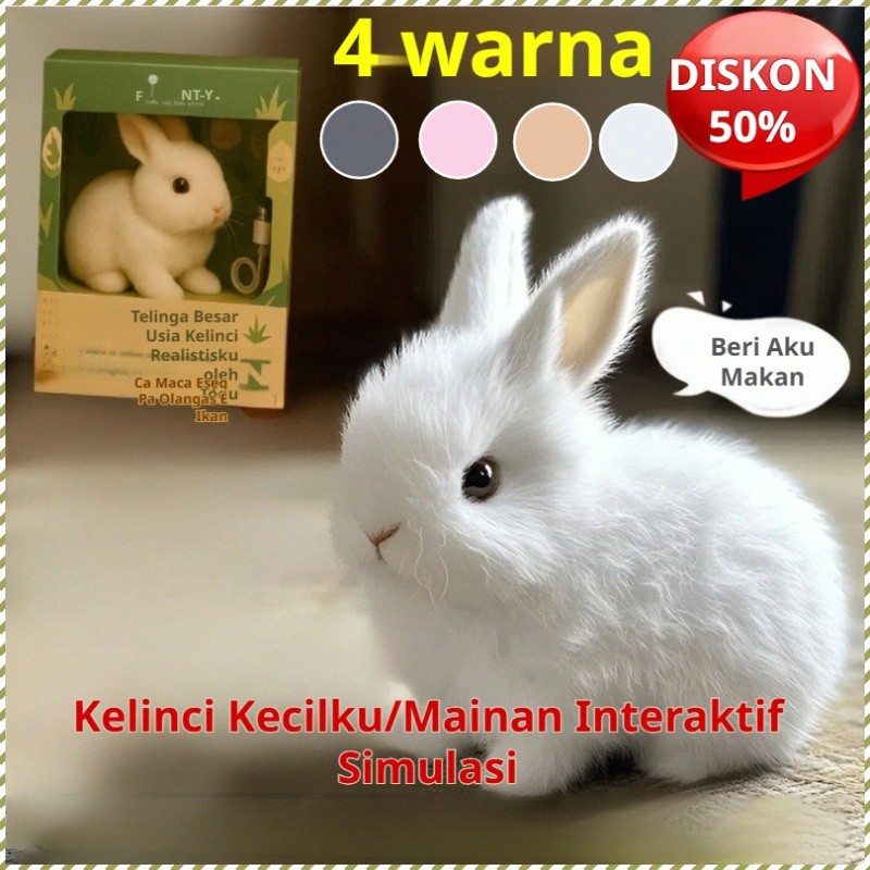 🐇Ready Stock🐇[Smart Interaction] HFH My Little Bunny AI Interactive Toy ...