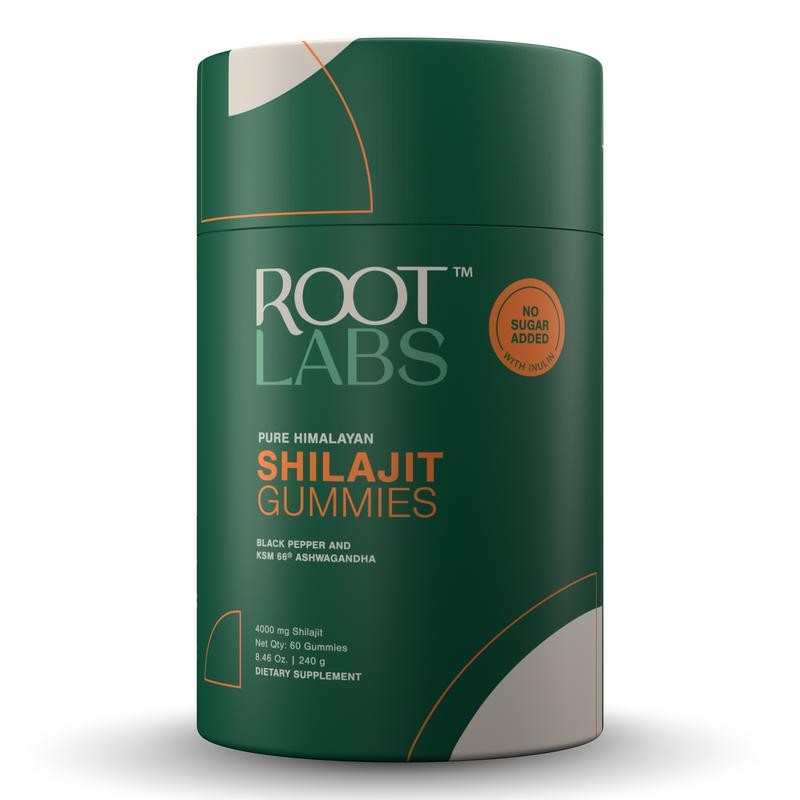Root Labs oleh Be Bodywise Pure Himalayan Shilajit Gummies | Dengan KSM 66 Ashwagandha | Tiada ...