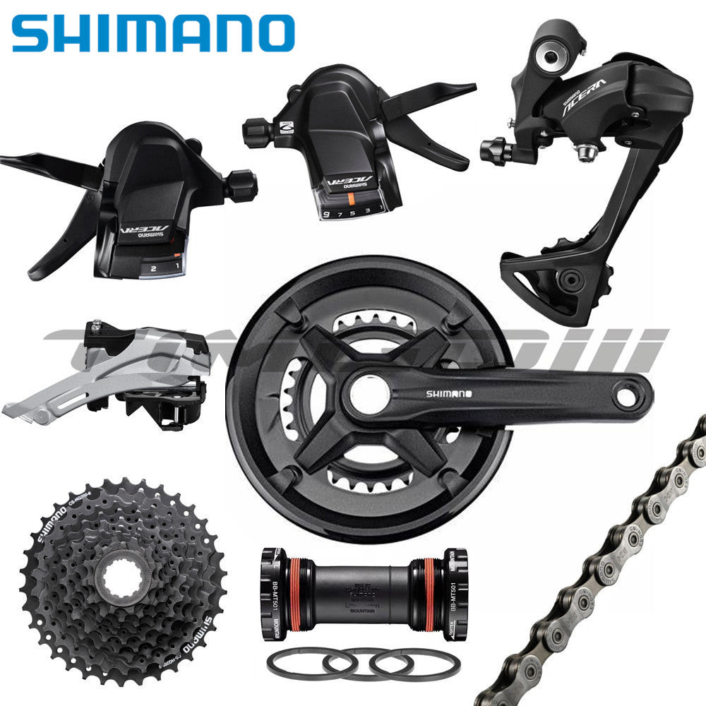 Shimano Acera T3000 Trekking MTB Bike 2×9 Speed Groupset FC-MT210 ...