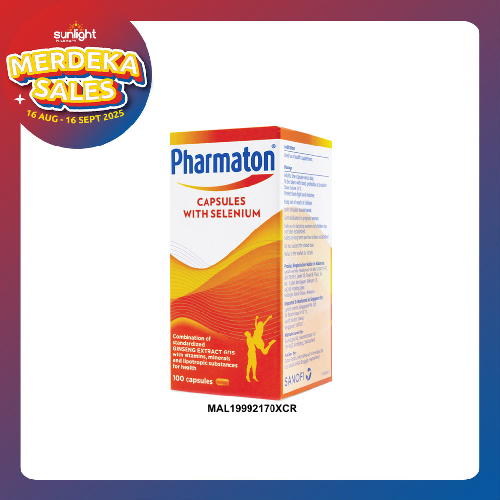 Pharmaton Cap With Selenium 100'S | Shopee Malaysia
