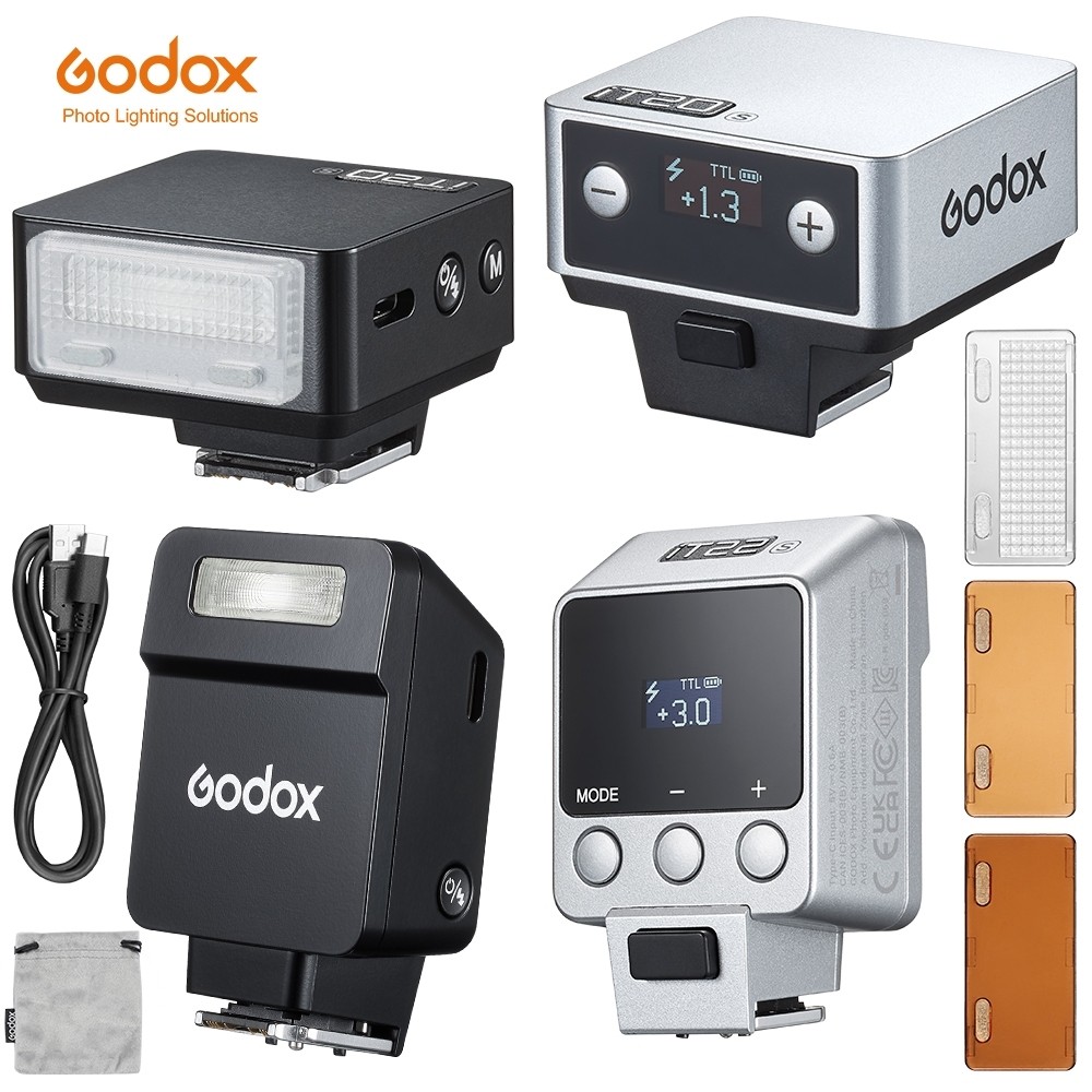 Godox iT20 iT22 TTL Mini Flash C/N/S/F/O Compact Shoe Mounted On Camera ...