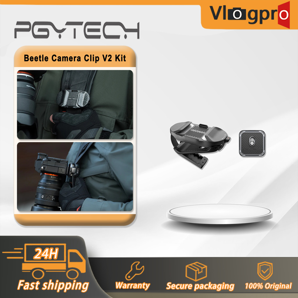 PGYTECH Beetle Camera Clip V2 with Plate Quick Release Backpack Clip ...