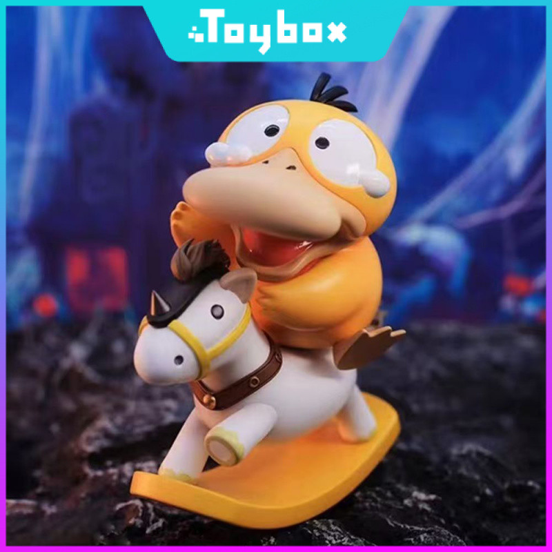 Pokémon pokemon Psyduck riding a Trojan PVC Model GK toy | Shopee Malaysia