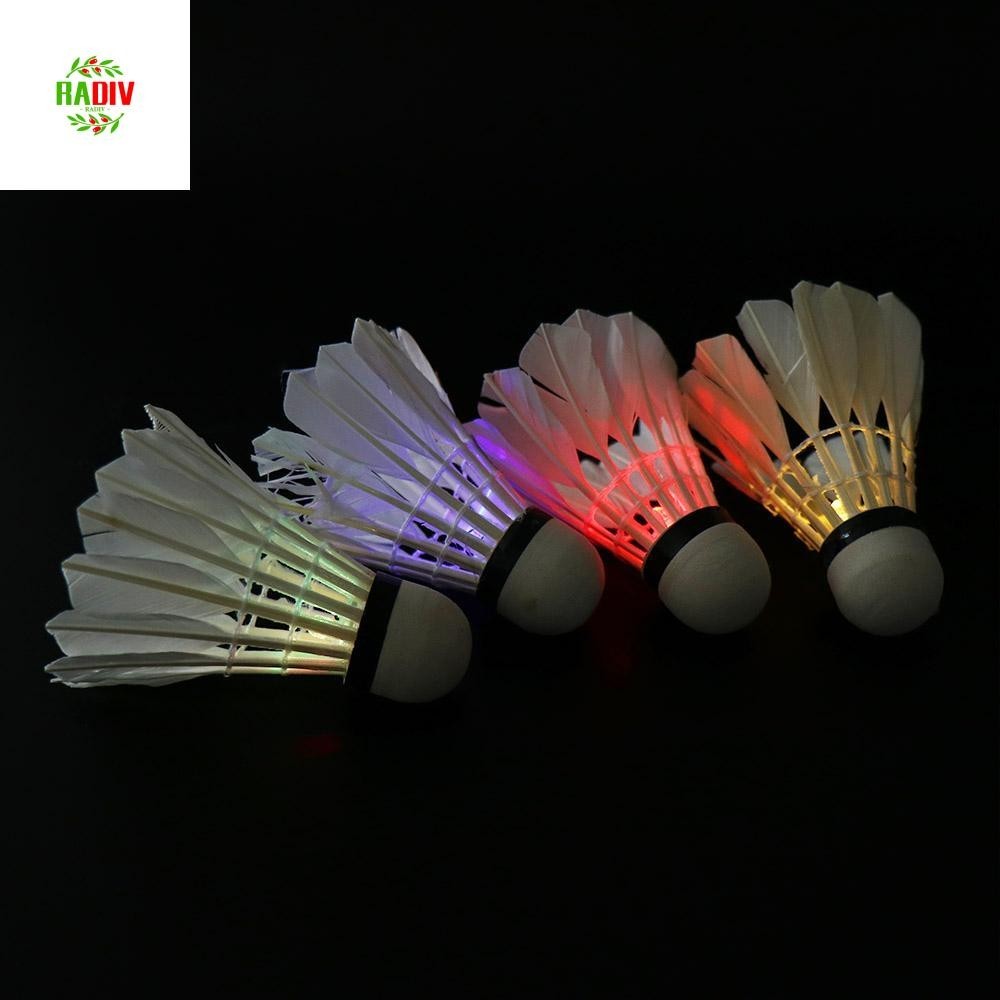 RADIV LED Badminton, Dark Night Luminous Lighting Badminton, Badminton ...