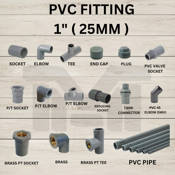25mm (1") PVC FITTING | Shopee Malaysia