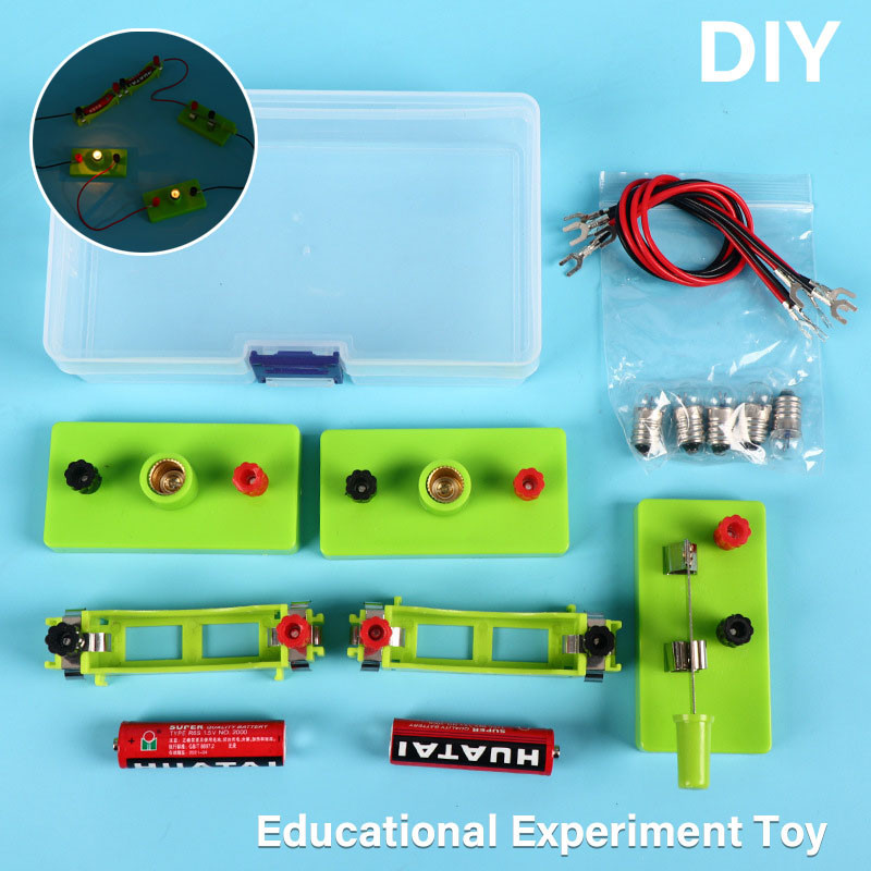 Electric Circuit Kits Physic DIY Educational Experiment Toy Kids School ...
