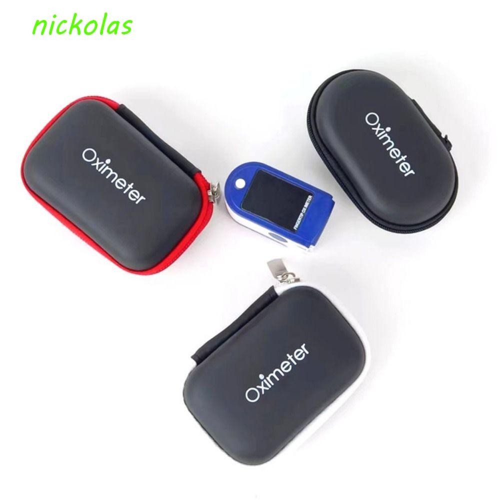 NICKOLAS Pulse Oximeter Storage Bag, Hard EVA Carrying Case Fingertip ...