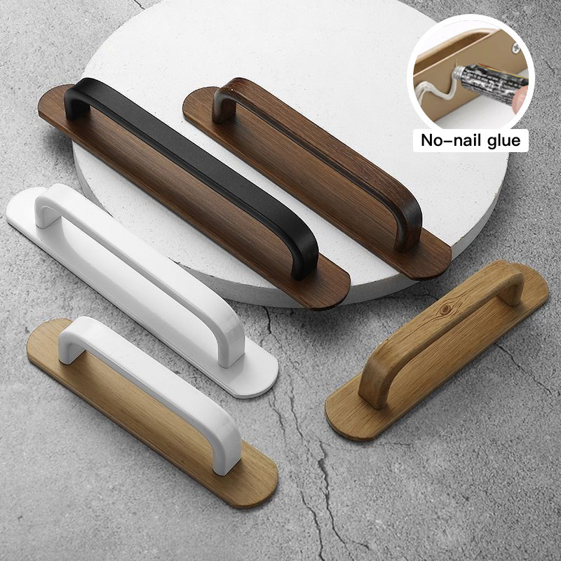 Pemegang pintu tanpa buat lubang, pemegang pintu kayu, pemegang maple ...