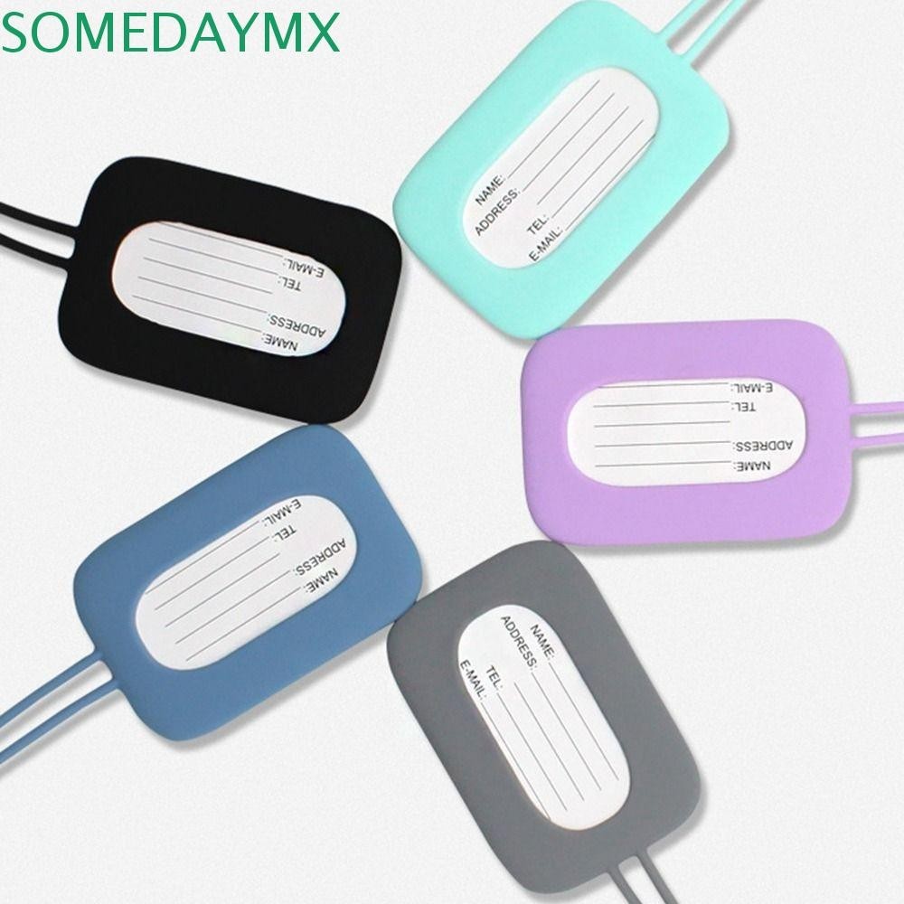 SOMEDAYMX Airplane Suitcase Tag, Name Luggage Tag Address Label ...
