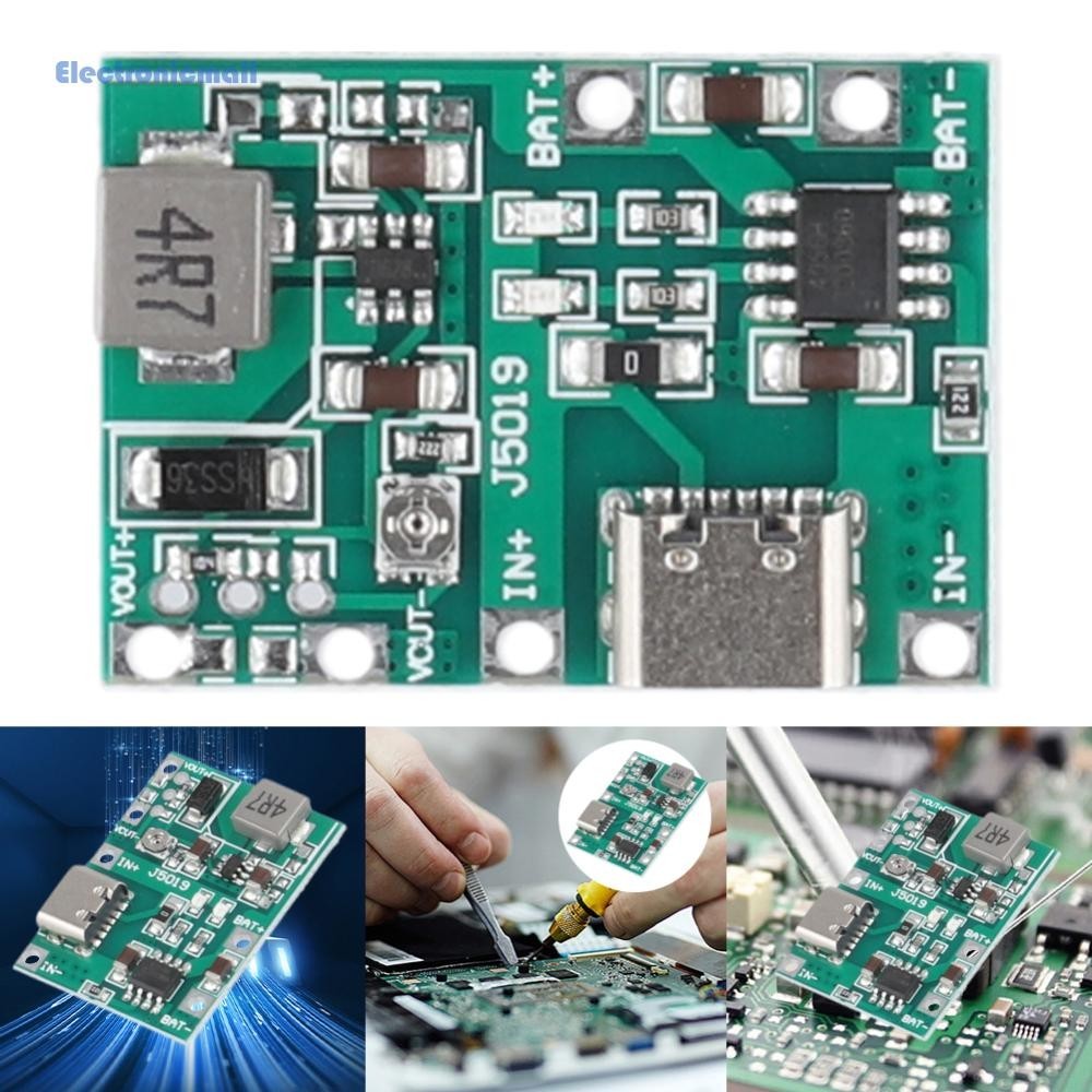DC-DC Step Up Module 5V 2A TP4056 Charger Discharge Power Board DC4.3 ...