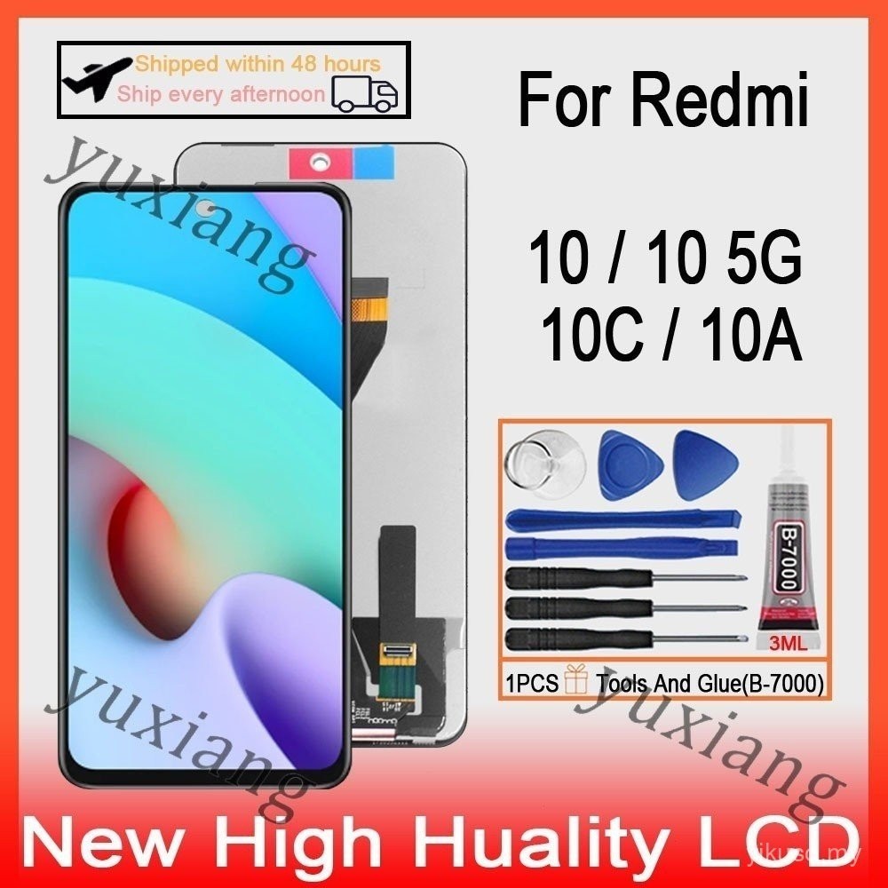 Original Redmi 10 10A 10 5G 10C LCD Display Touch Screen Replacement ...