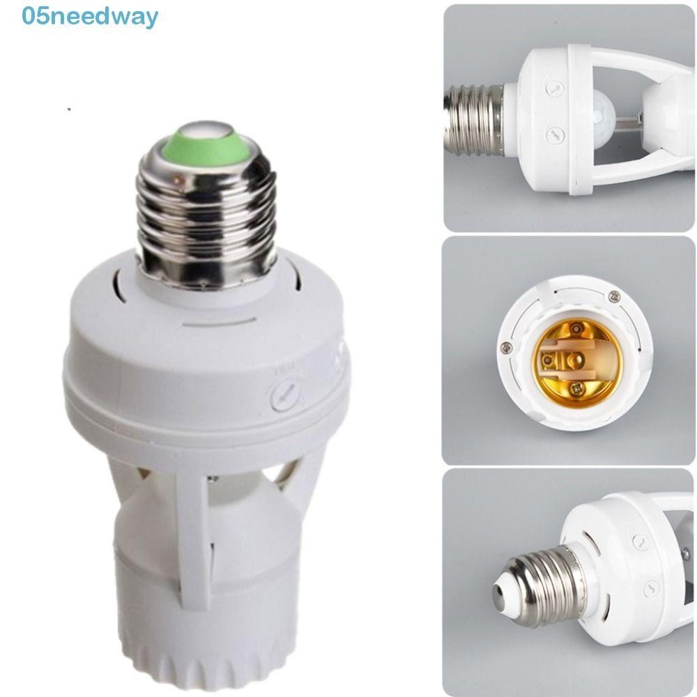 NEEDWAY Human Induction Motion Sensor, Lamp Holder Base Smart Light ...