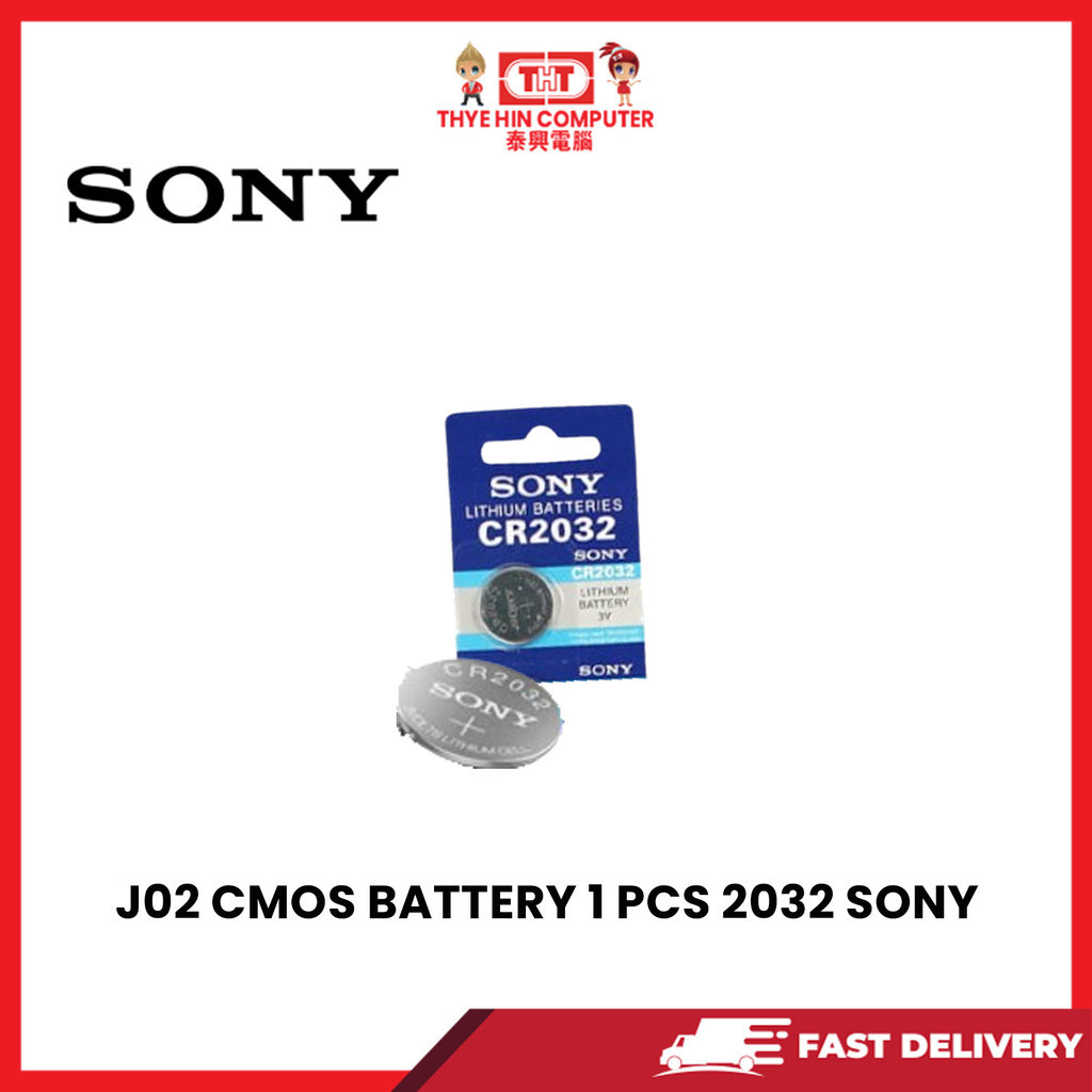 J02 CMOS BATTERY 1PCS 2032 SONY (DELIVER BY NILAI & SEREMBAN&MELAKA ...