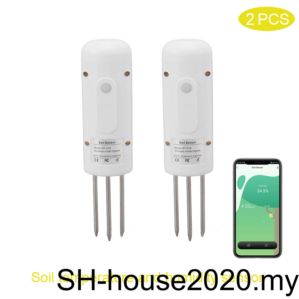 1/2/3/4/5 Zigbee Plant Monitor Outdoor Humidity Sensor Garden ...