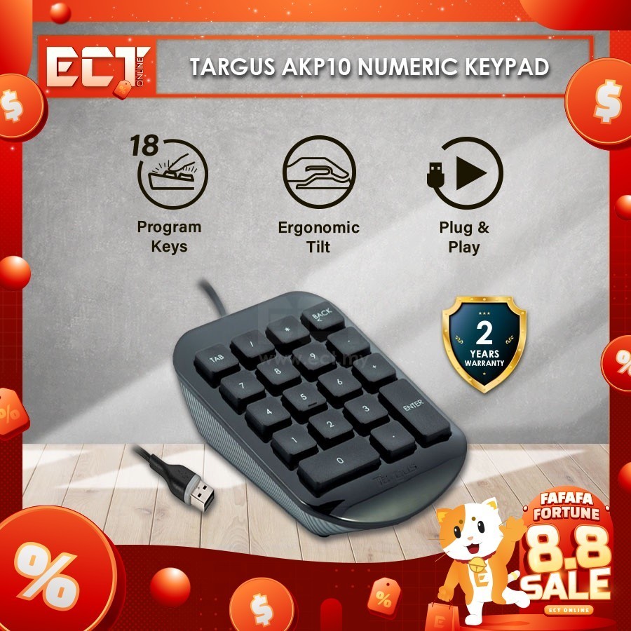 Targus AKP10 Numeric Keypad | Shopee Malaysia