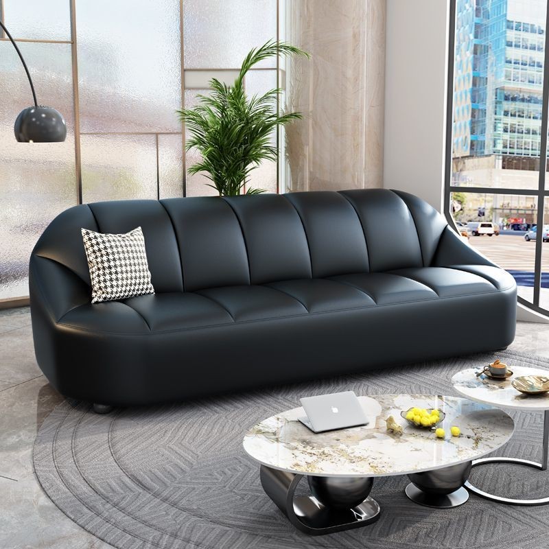 Sofa pejabat mudah moden tiga orang penerimaan kecil kedai pakaian ...