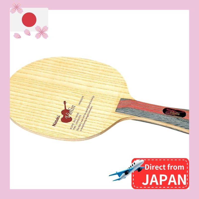 Nittaku Table Tennis Racket Violin Shakehand Offensive 5-ply Flare NE ...