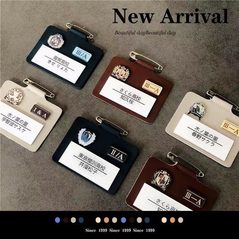 【readystock】学院风徽章班牌胸针jk胸牌配饰学生校徽亚克力徽章College style badge class badge ...