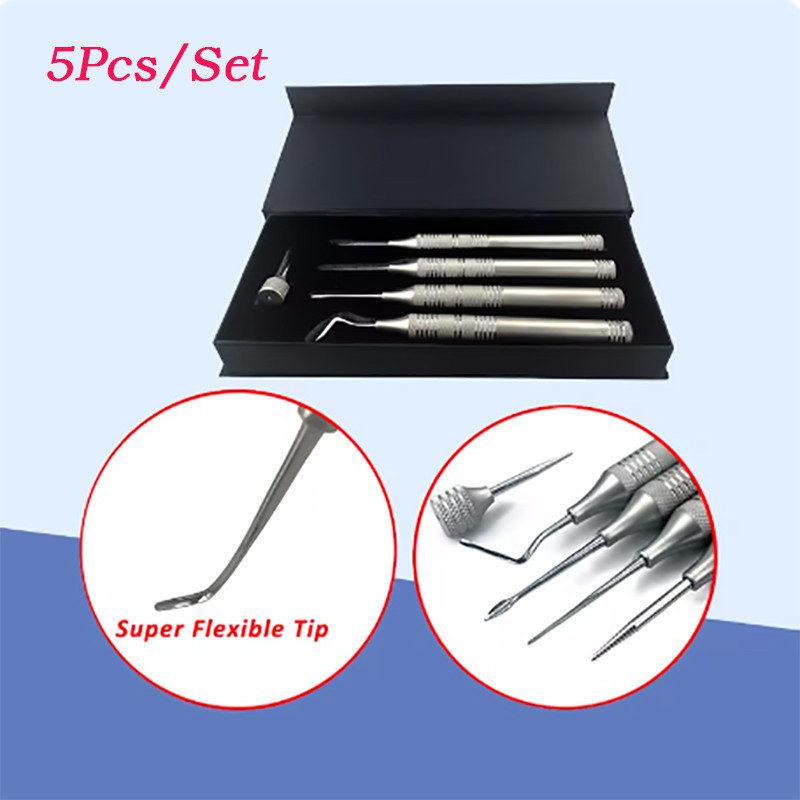 5pcs Dental Tooth Extraction Titanium Tip Flex Periotome Power Tooth ...