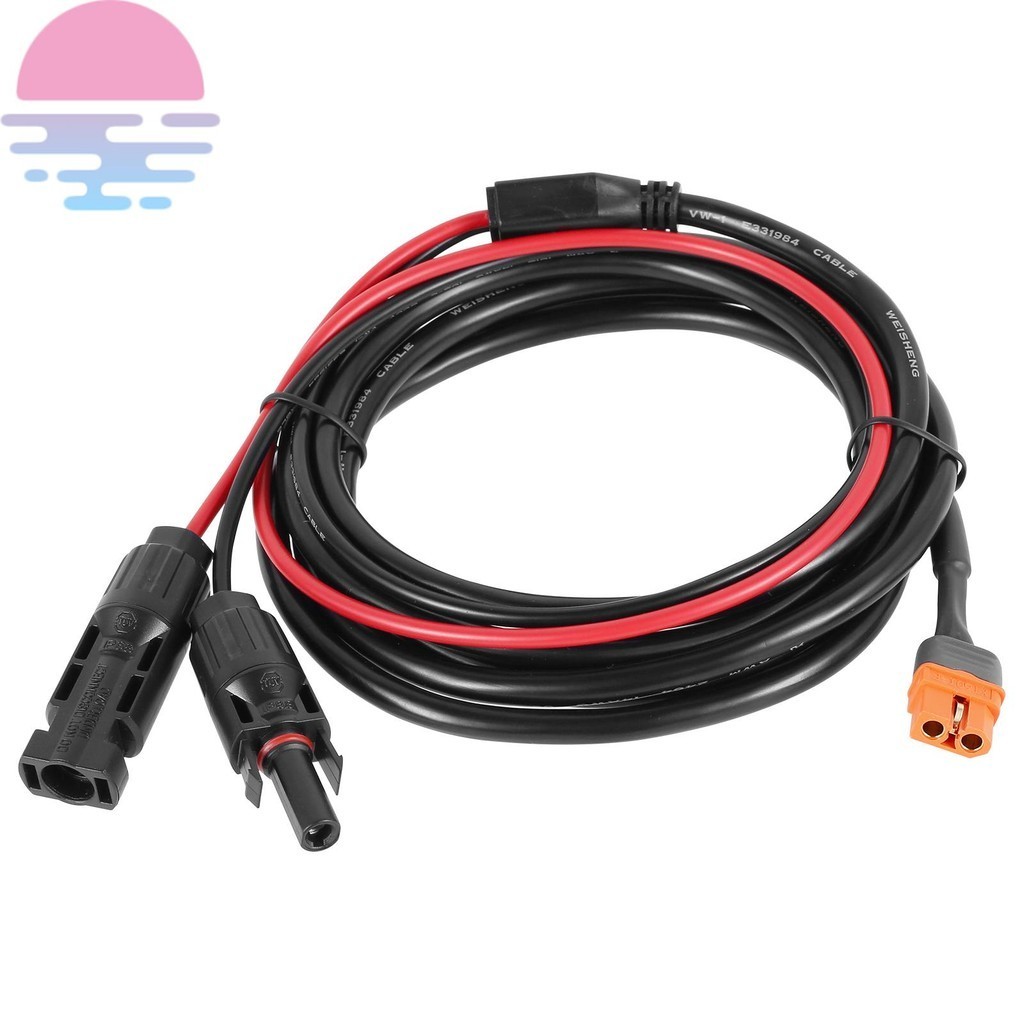 Solar Charge Cable Connector 8FT Professional Solar Panel Adapter Solar ...