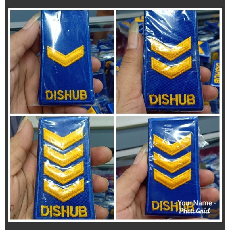 Rank OF DISHUB EMBROIDERED GOLONGAN 2/ EVOLET DISHUB GOLONGAN 2/ RANK ...