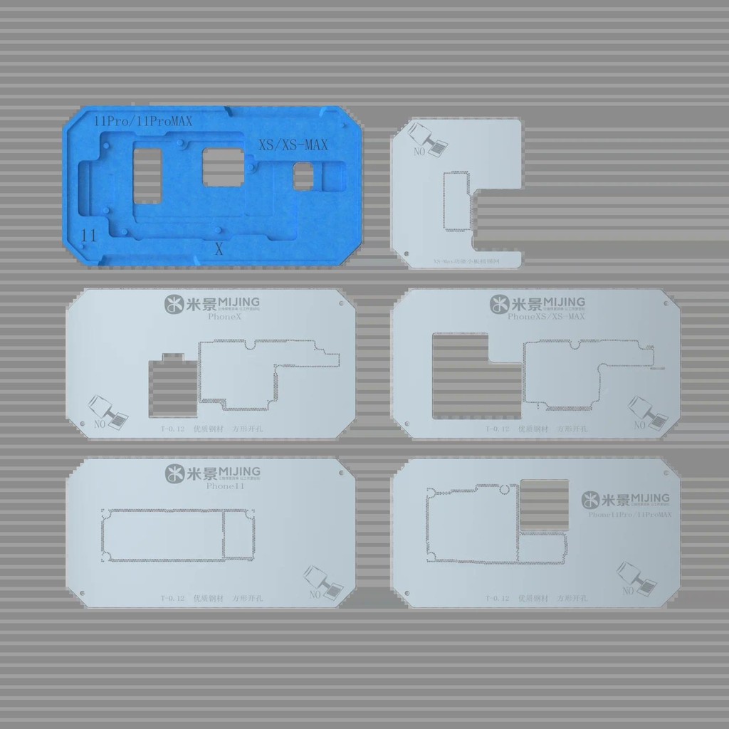 MiJing Z20 Pro Magnetic Stencil Fixture For iPhone X-15 PRO MAX ...