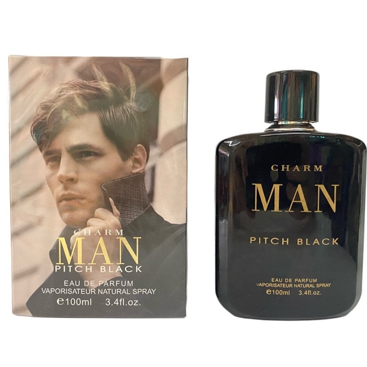 HANNA SECRET CHARM MAN PITCH BLACK EDP 100ML FOR MEN PERFUME ( MINYAK ...