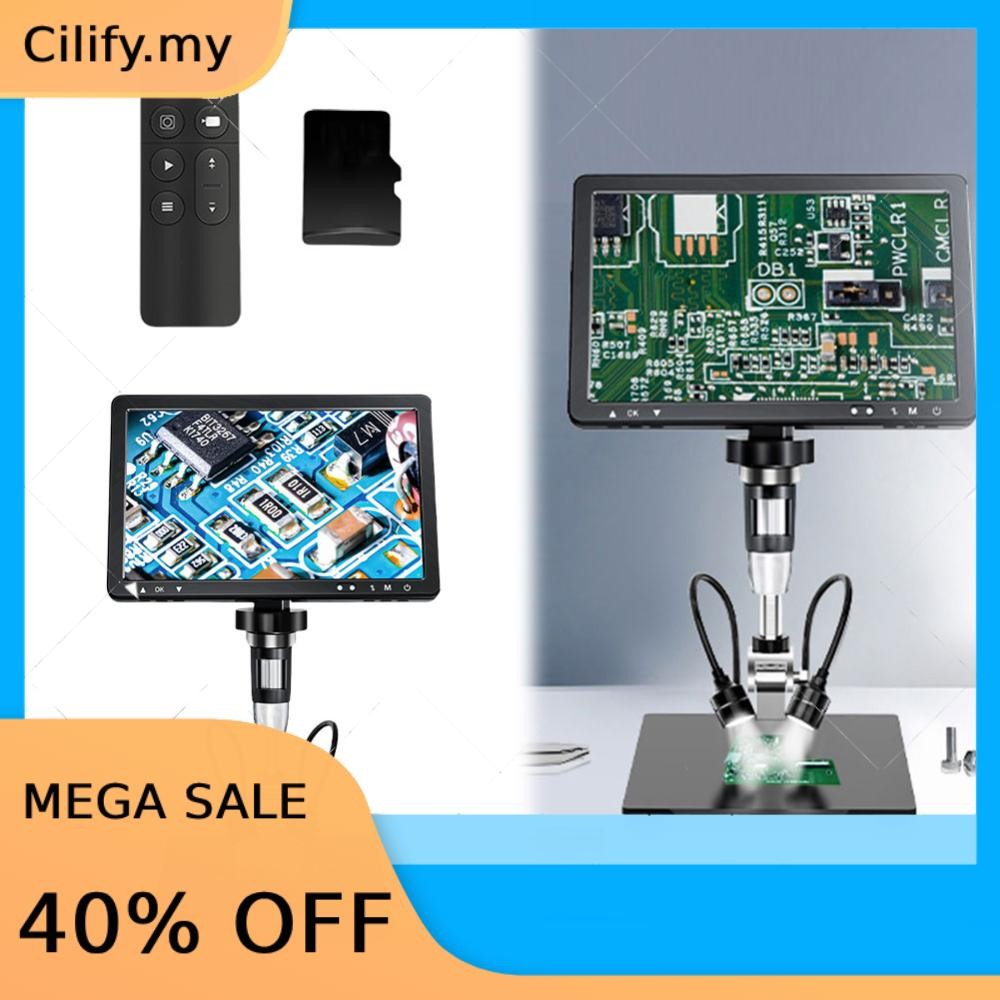 1500X Digital Microscope 10.1inch IPS Screen 20MP Soldering Microscope ...